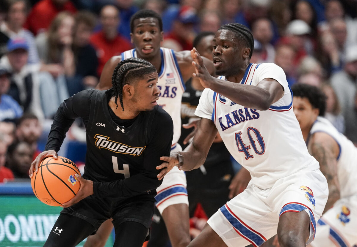 Photo Gallery: Council leads Jayhawks past Towson for 73-49 win - KU Sports